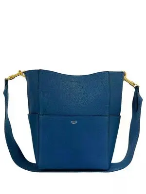 Celine 2015 Small Seau Sangle Bucket Bag - Blue