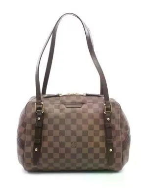 LOUIS VUITTON 2010 Damier Ebene Rivington Gm Shoulder Bag - Brown