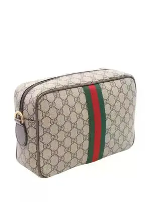 Gucci 2016-2026 Medium Gg Supreme Web Ophidia Crossbody Bag