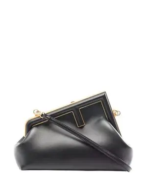 Fendi 2010-2026 Small Nappa First Crossbody Bag - Black