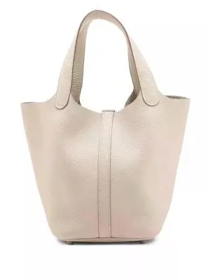 Hermès 2020 Clemence Picotin Lock 18 Handbag - Brown