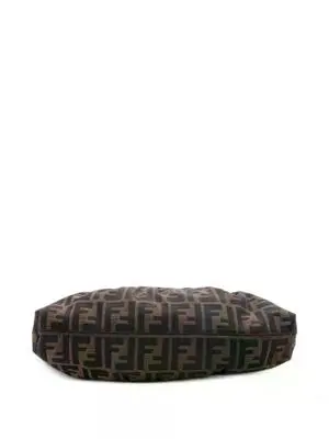 Fendi Chef Flap Zucca Canvas Shoulder Bag