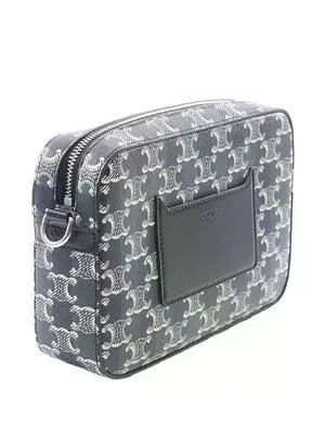 Celine 2010-2026 Small Triomphe Coated Canvas Camera Bag Crossbody Bag