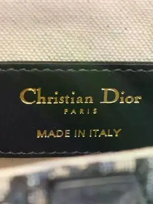 Dior 2010-2026 Mini Oblique Canvas Saddle Bag Satchel