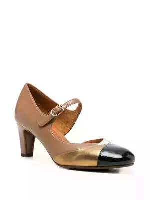 Chie Mihara Colour-block Buckle-fastening Pumps
