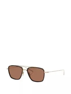 Dita Square-frame Sunglasses - Brown