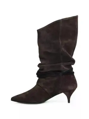 ALCHIMIA Slouchy Pointed-toe Boots