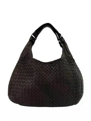 Bottega Veneta 2012-2026 Medium Intrecciato Campana Bag Tote Bag - Brown