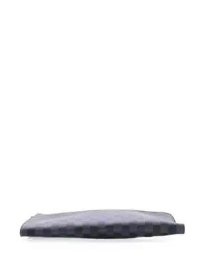 LOUIS VUITTON Damier Graphite Gm Clutch Bag