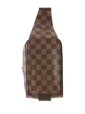 LOUIS VUITTON 2005 Damier Ebene Geronimos Crossbody Bag