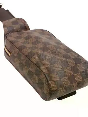 LOUIS VUITTON 2005 Damier Ebene Geronimos Crossbody Bag