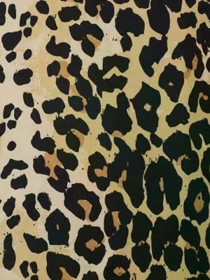 Munthe Leopard-print Lace-trim Dress