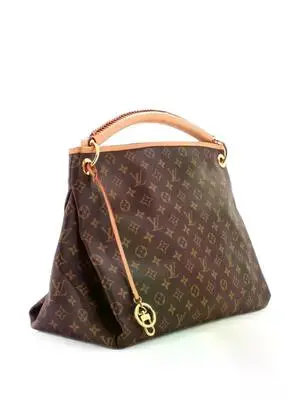 LOUIS VUITTON Artsy Handbag Monogram Canvas Mm Hobo Bag - Brown