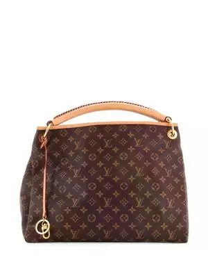 LOUIS VUITTON Artsy Handbag Monogram Canvas Mm Hobo Bag - Brown