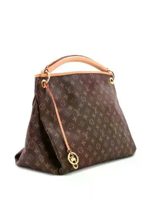 LOUIS VUITTON Artsy Handbag Monogram Canvas Mm Hobo Bag - Brown