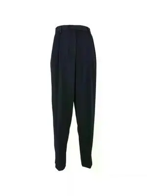 Fabiana Filippi Pleated Satin-finish Trousers - Blue