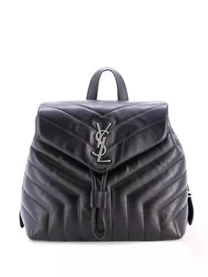 Saint Laurent Loulou Matelasse Chevron Leather Small Backpack