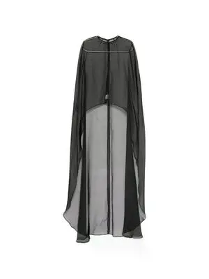 ISABEL SANCHIS Organza High-low Cape