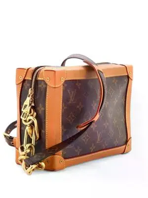 LOUIS VUITTON Legacy Soft Trunk Bag Monogram Canvas Crossbody Bag - Brown