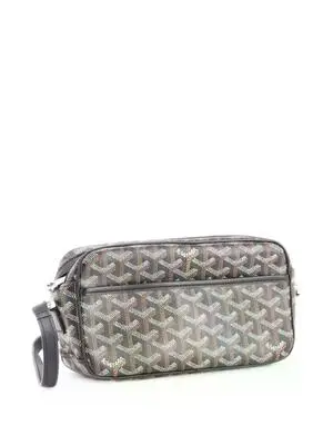 Goyard Cap Vert Coated Canvas Cross Body Bag - Black