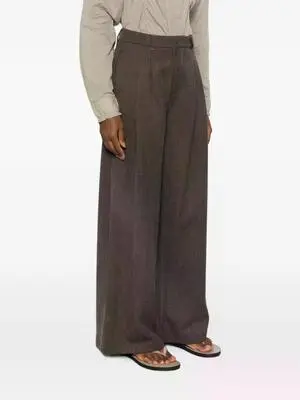 ELEH Pleated Wide-leg Trousers