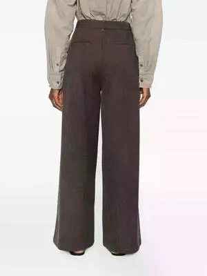 ELEH Pleated Wide-leg Trousers
