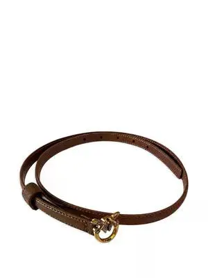 Pinko Love Birds Buckle Belt - Brown