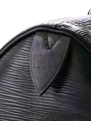 LOUIS VUITTON Speedy Handbag Epi Leather 35 Satchel