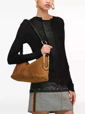 Marc Jacobs Scene Medium Shoulder Bag In Suede - Brown
