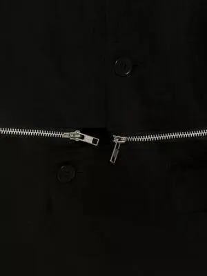 Comme Des Garçons Zip-detail Single-breasted Blazer