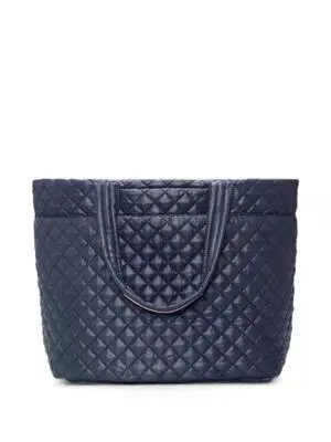 Mz Wallace Large Metro Deluxe Quilted Tote Bag - Blue