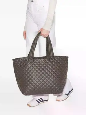Mz Wallace Large Metro Deluxe Tote Bag - Grey
