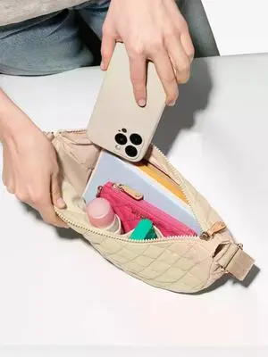 Mz Wallace Small Metro Smile Quilted Crossbody Bag