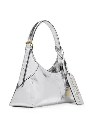 Marc Jacobs Small Belted Sack Bag In Metallic Crinkle Leather