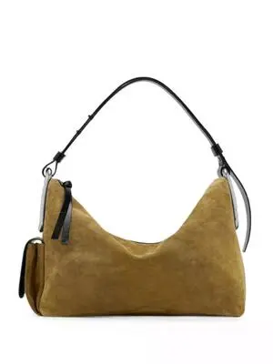 Marc Jacobs Scene Large Shoulder Bag In Suede - Neutrals