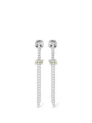SWAROVSKI Hyperbola Crystal-embellished Drop Earrings - Silver