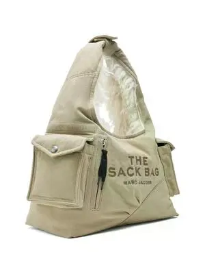 Marc Jacobs Sack Bag In Cargo Fur Canvas
