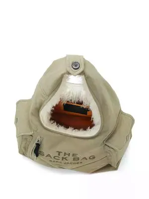 Marc Jacobs Sack Bag In Cargo Fur Canvas