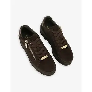 Carvela Connected Zip Suede Trainers