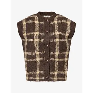 4TH & RECKLESS Ashley Checked Knitted Vest - Multi