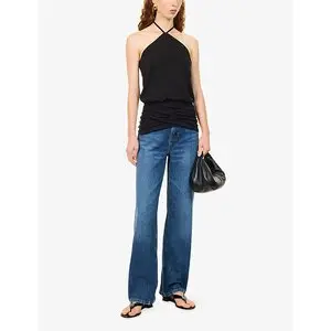 REFORMATION Madison Halterneck Knit Top