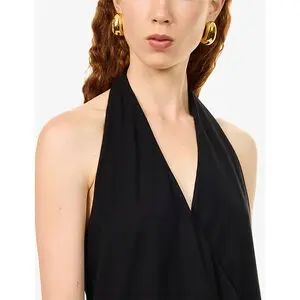 REFORMATION Lois Halterneck Knit Top