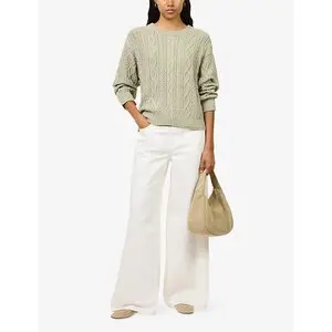 Jenni Kayne Aire Cable-knit Cotton Jumper
