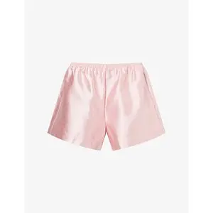 REFORMATION Nora Elasticated-waistband Woven Shorts - Pink