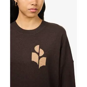 Isabel Marant Étoile Marisans Logo-intarsia Cotton-blend Jumper