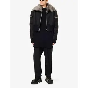 Rick Owens Flight Bomber Leather Jacket