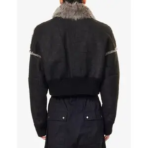 Rick Owens Flight Bomber Leather Jacket