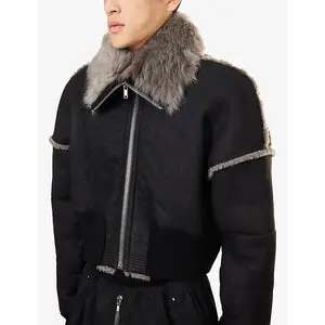 Rick Owens Flight Bomber Leather Jacket