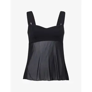 REFORMATION Nova Sweetheart Knit Top