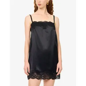REFORMATION Emma-rose Slip Silk Mini Dress